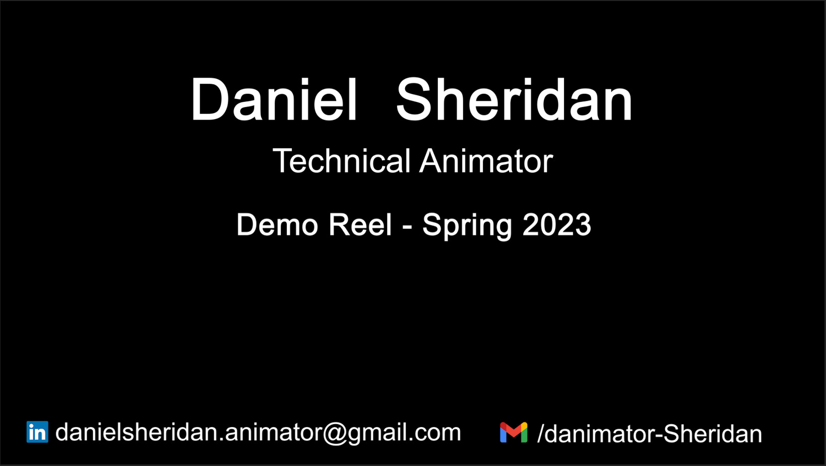 ArtStation - Technical Animation Showreel - Spring 2023