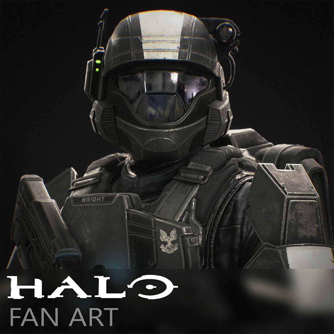 ArtStation - Model Retextures & Edits | Halo Fan Art