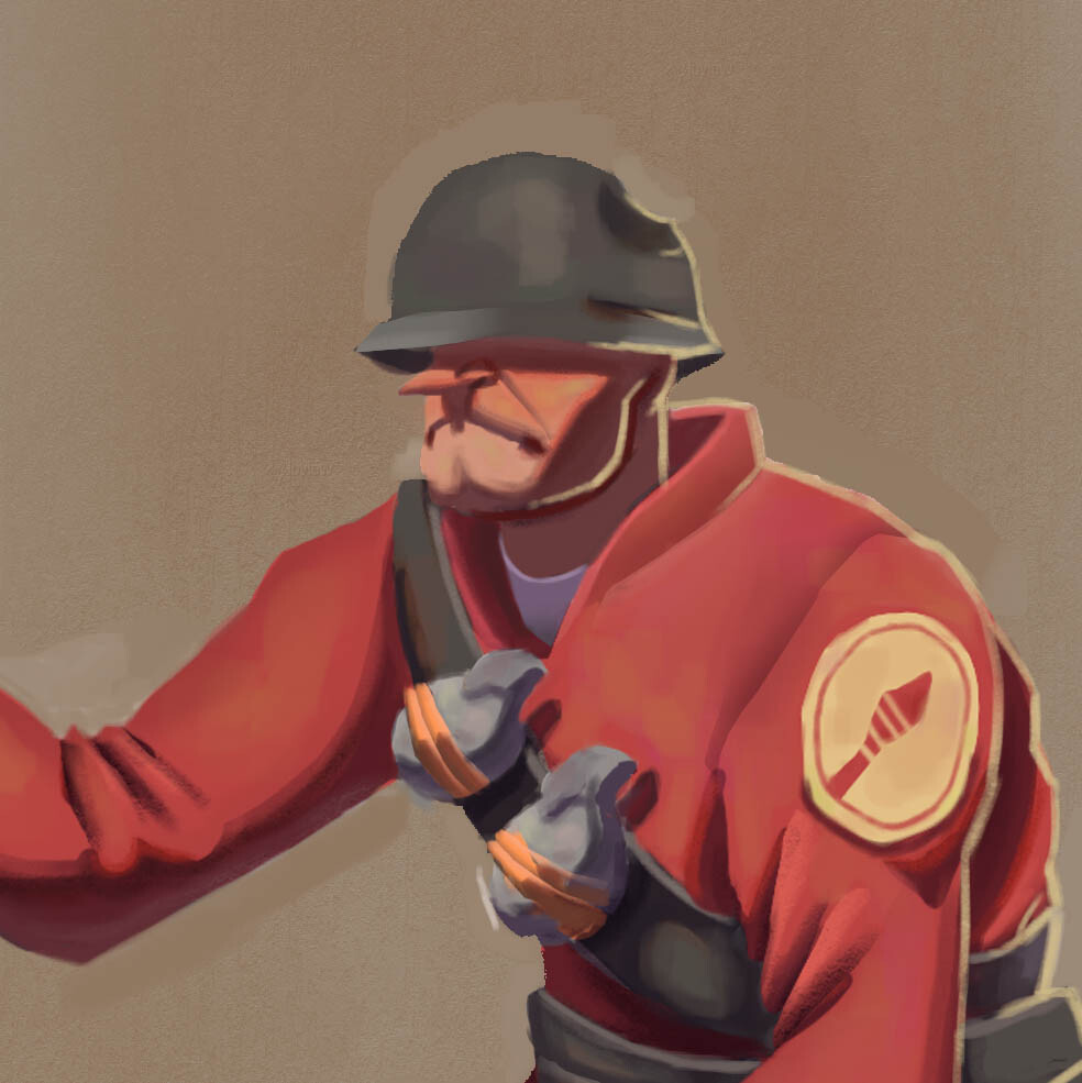 ArtStation - TF2 Soldier