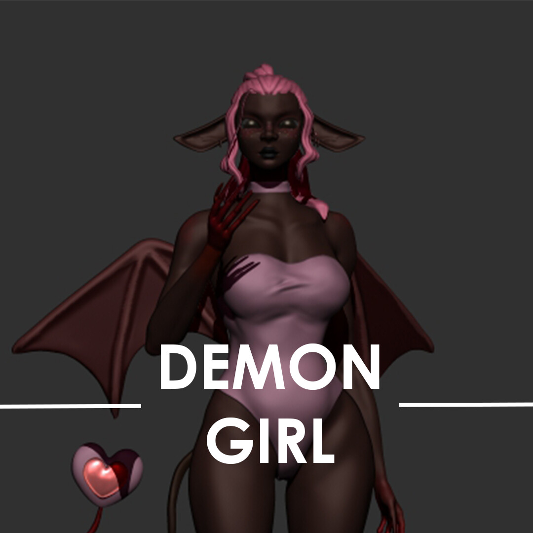 ArtStation - Demon Girl
