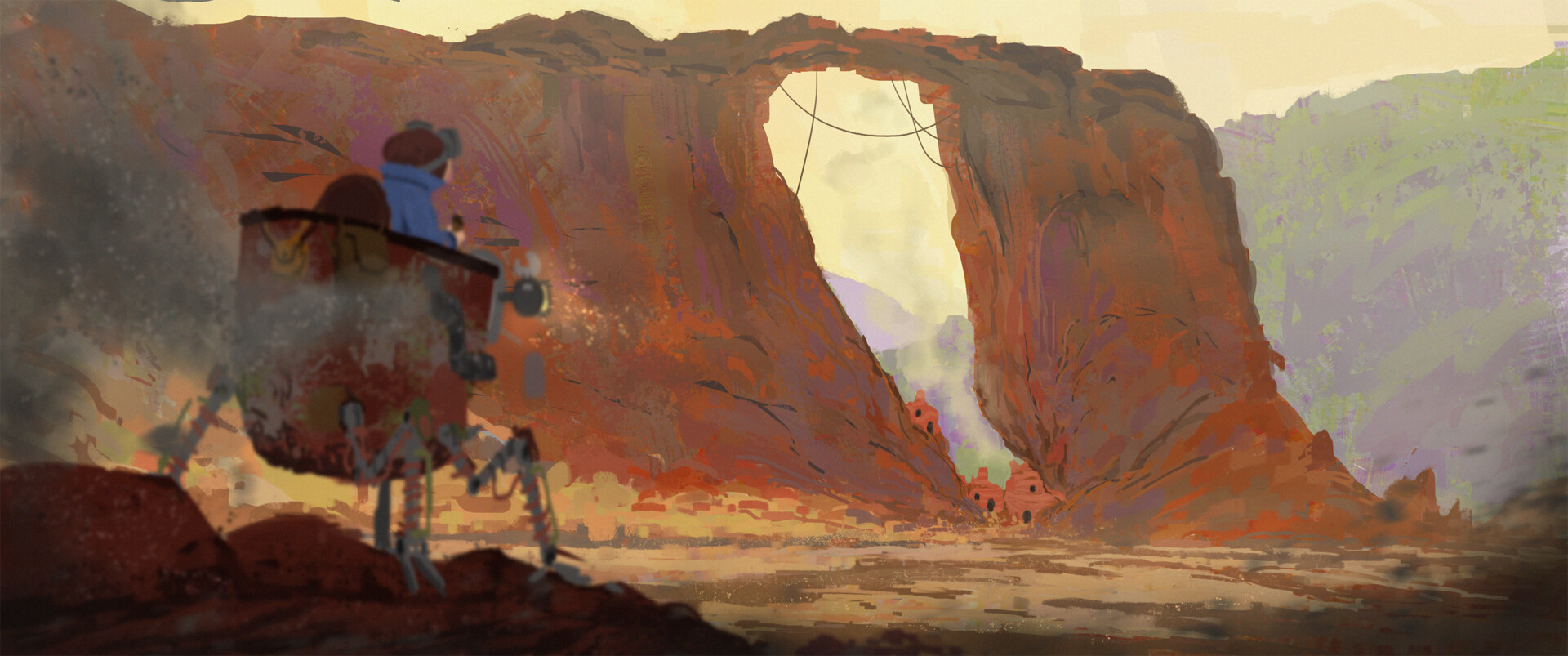 ArtStation - Dust world WIP