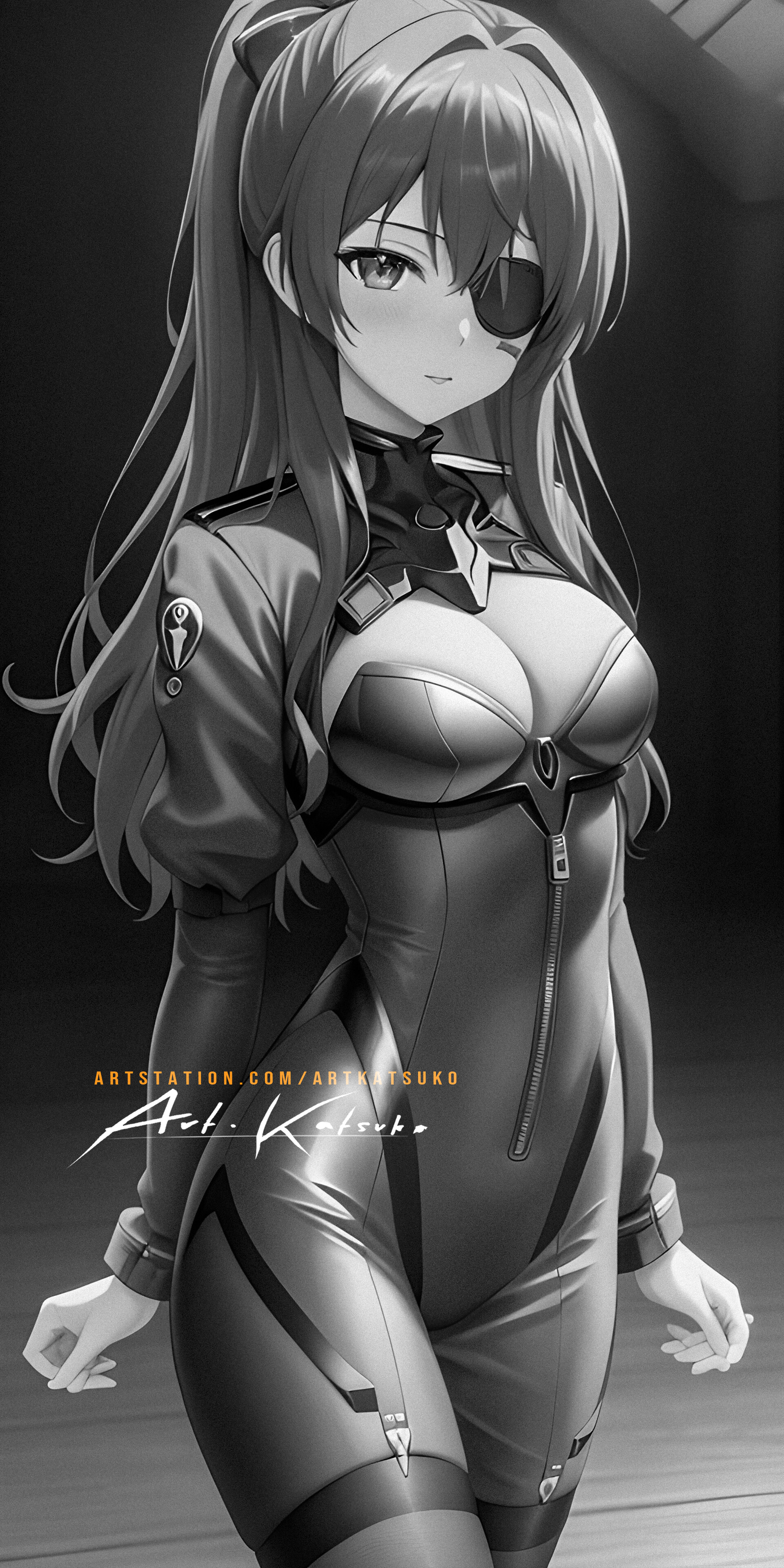 ArtStation - waifu with eye patch