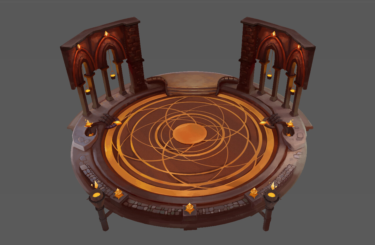ArtStation - RPG battle arena