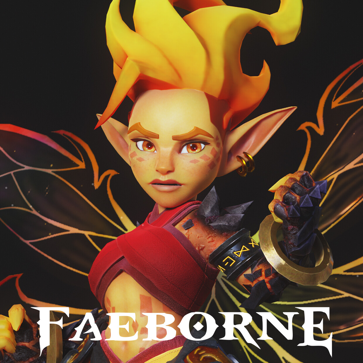 ArtStation - Fire Fairy - Faeborne