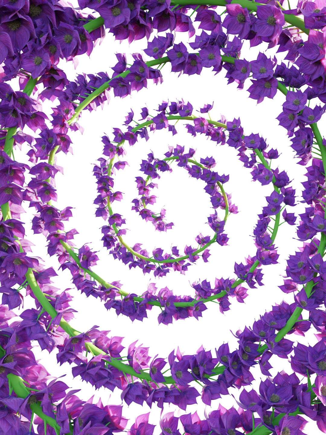 ArtStation - Pretty Purple Flowers