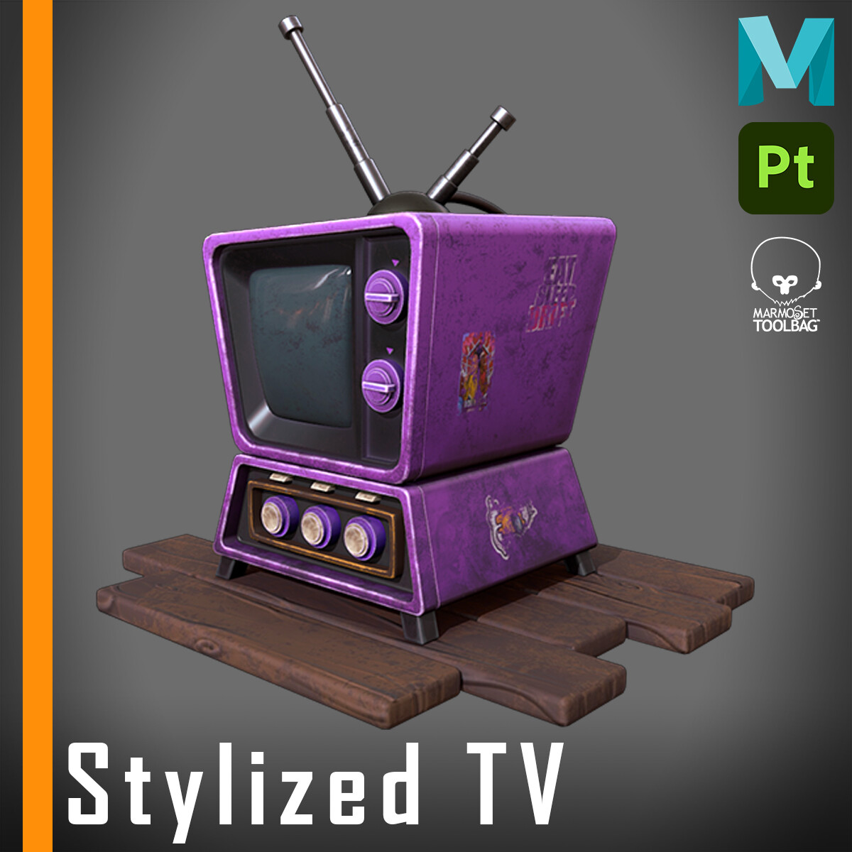 ArtStation - Stylized TV