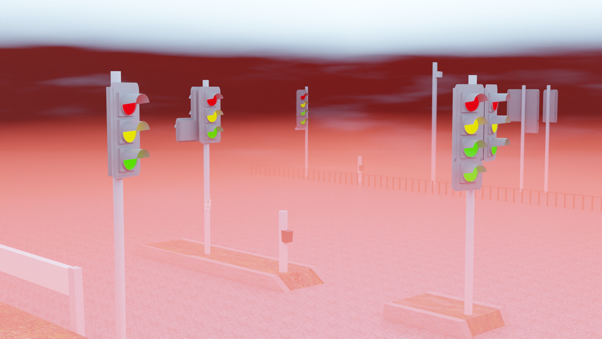 ArtStation - traffic lights