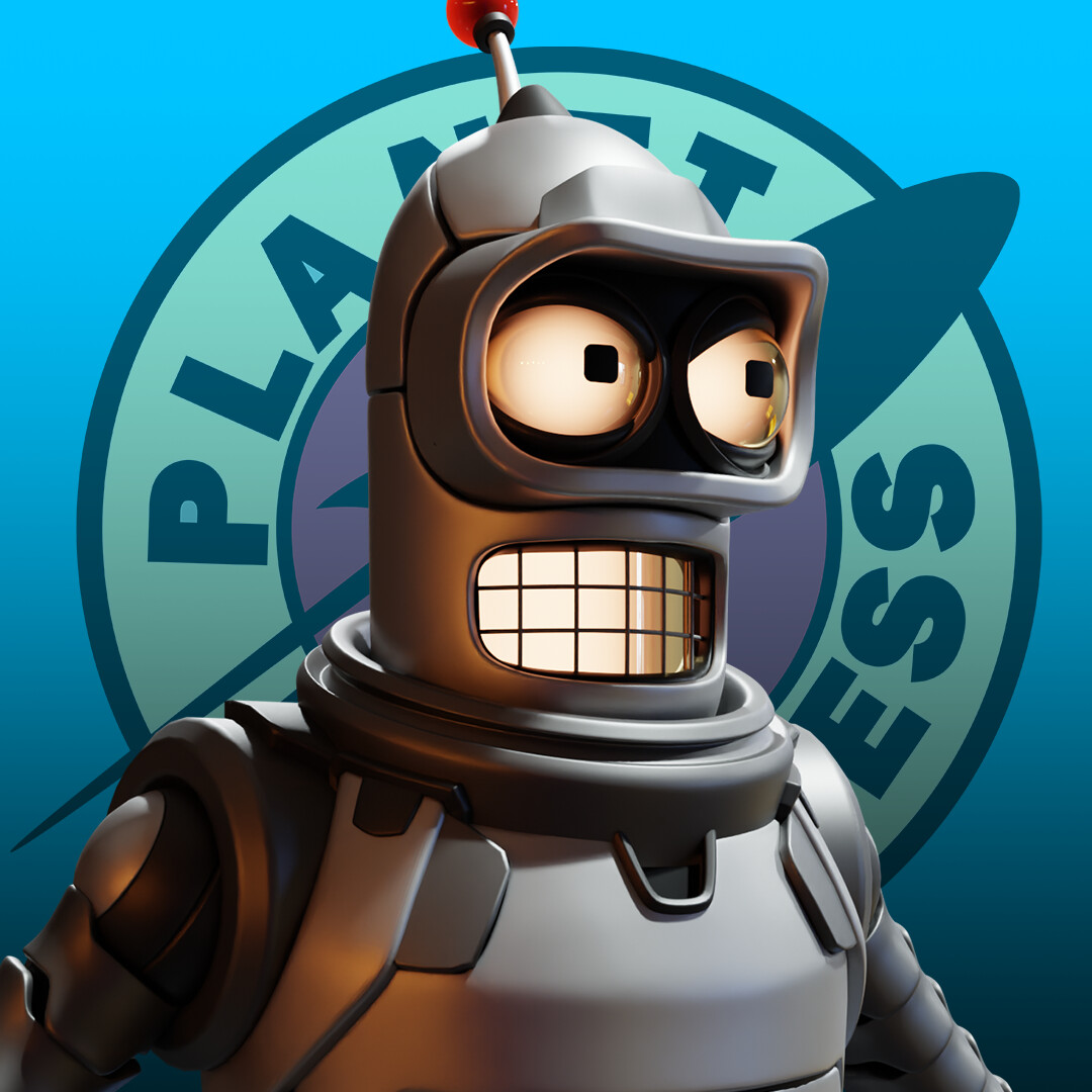 ArtStation - Bender // hipoly