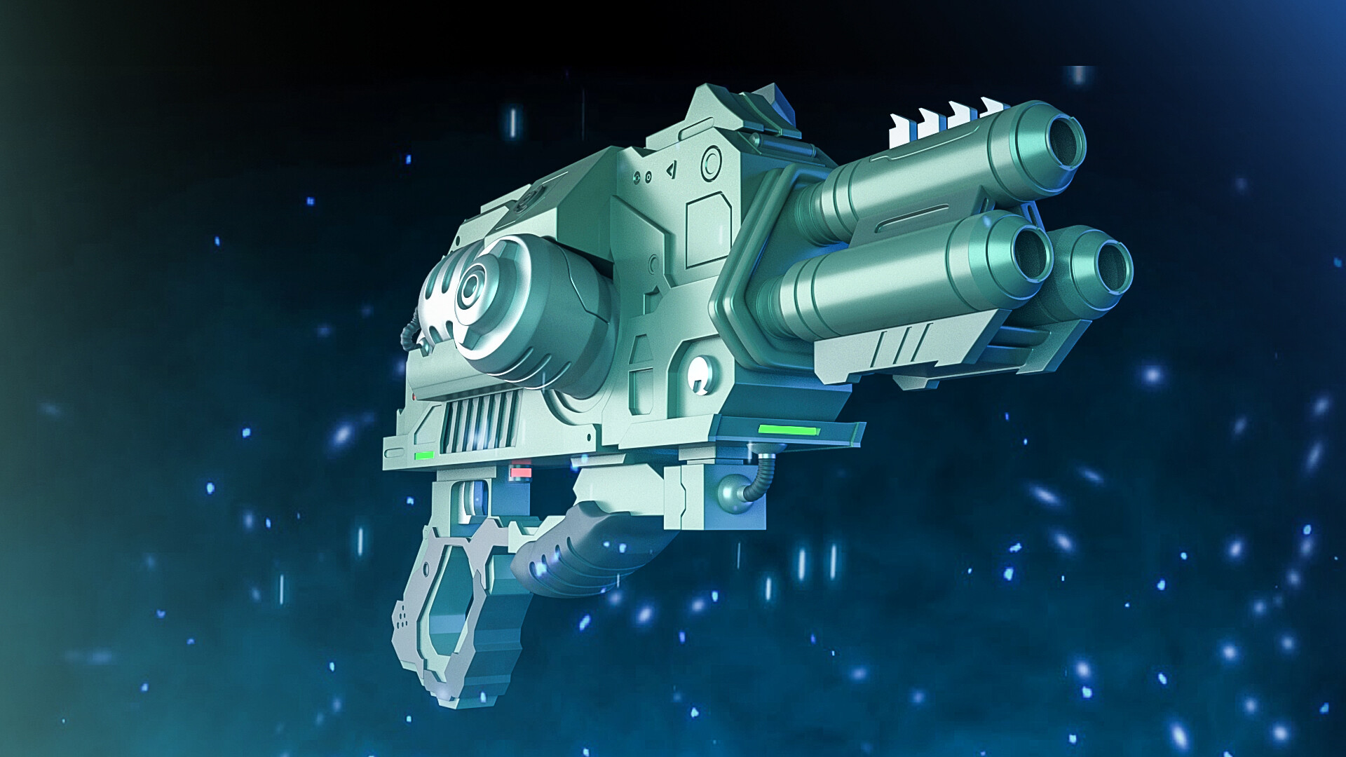 ArtStation - Sci-fi Alien Gun