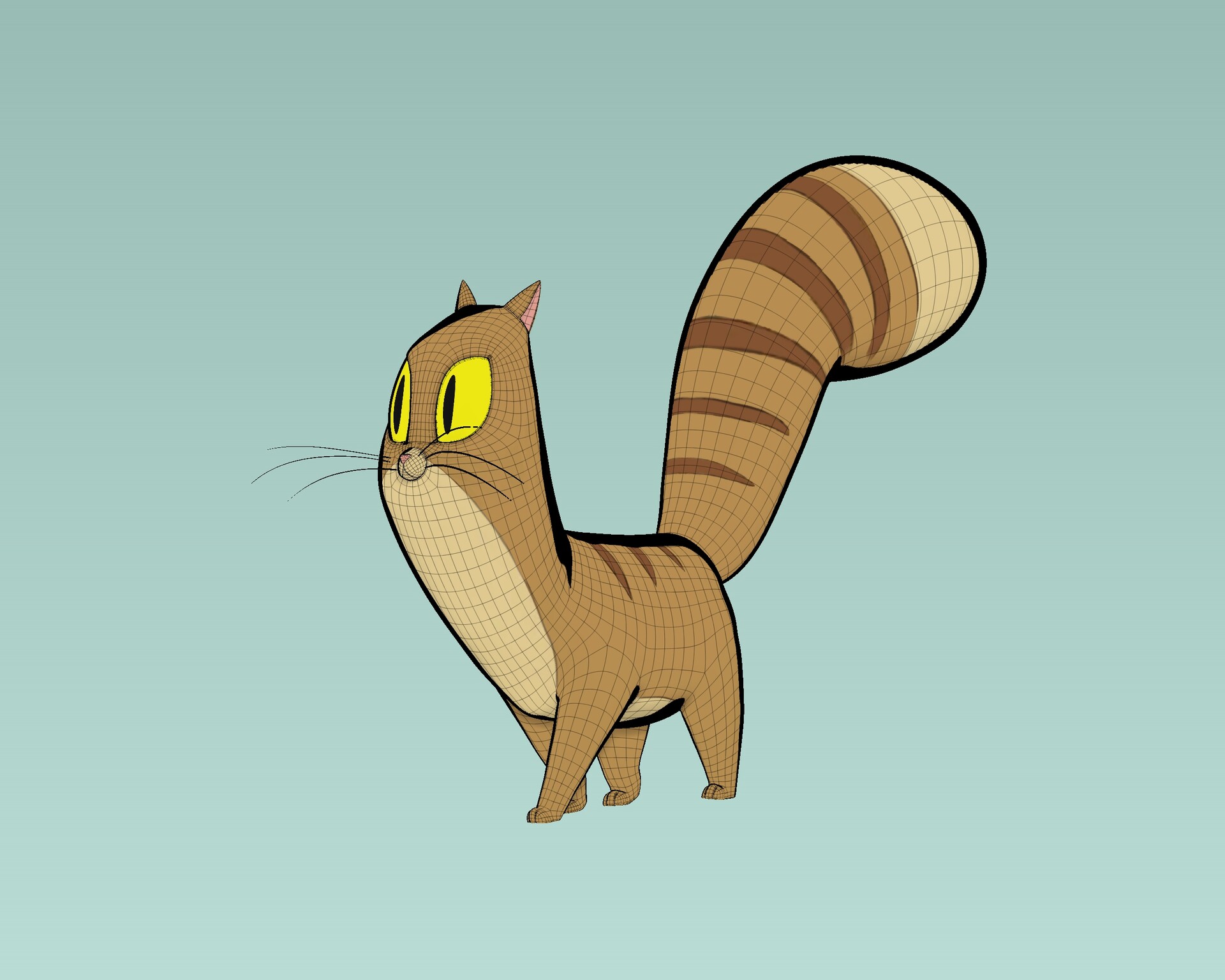 ArtStation - Cats are fun: 2D/3D cat