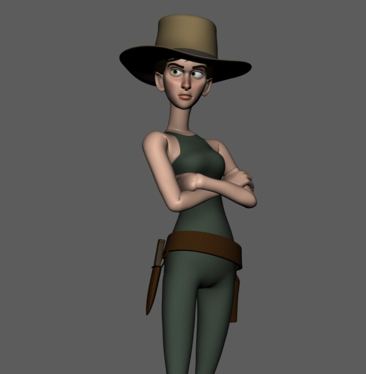 ArtStation - Cowgirl Game Animation Loops