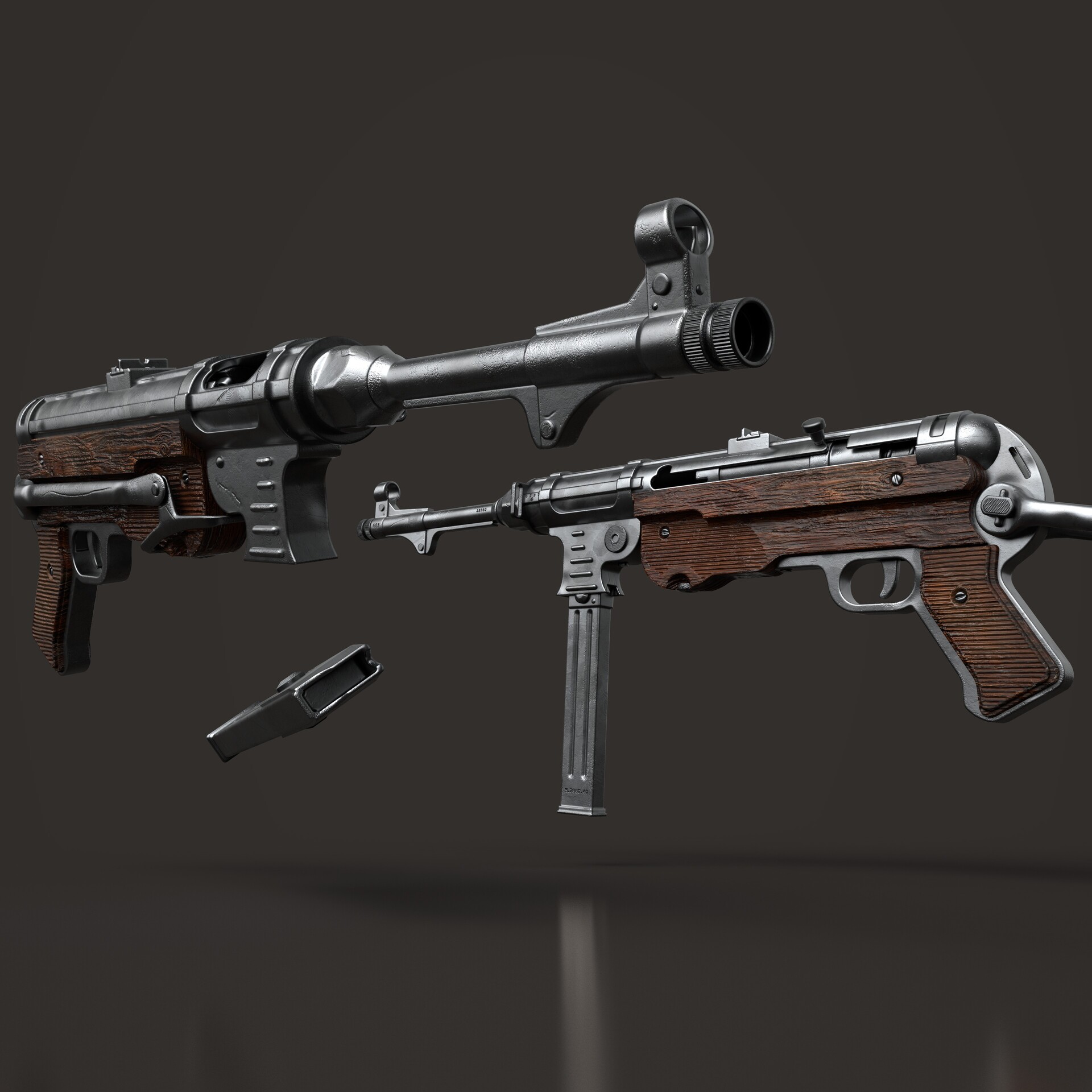 ArtStation - MP40 Submachine Gun