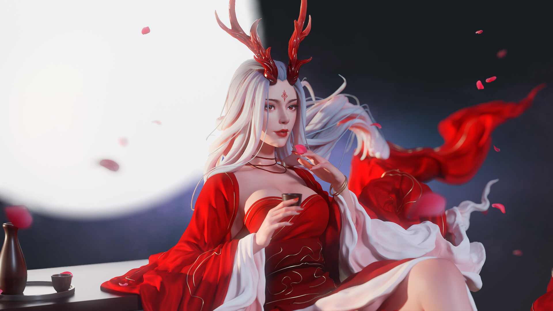 ArtStation - Loong girl Sketch