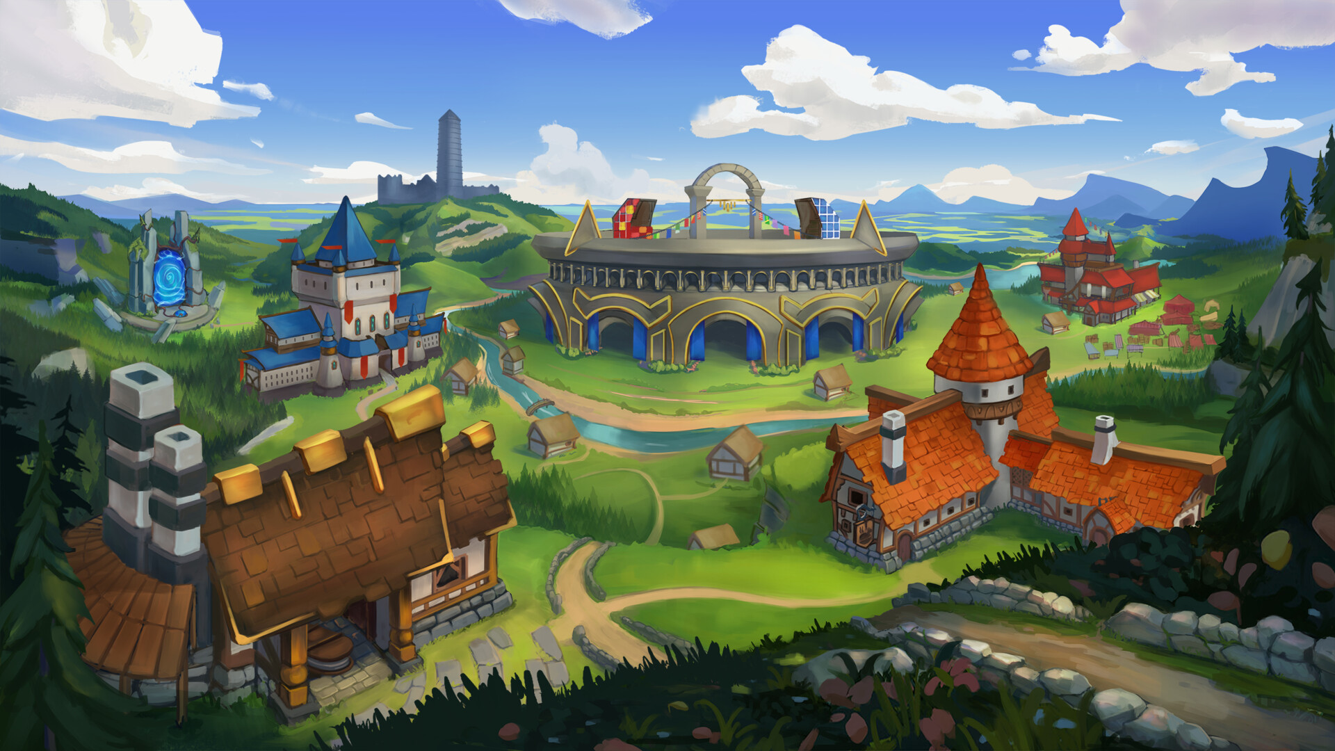 ArtStation - Lobby Animation | Fantasy Hearts