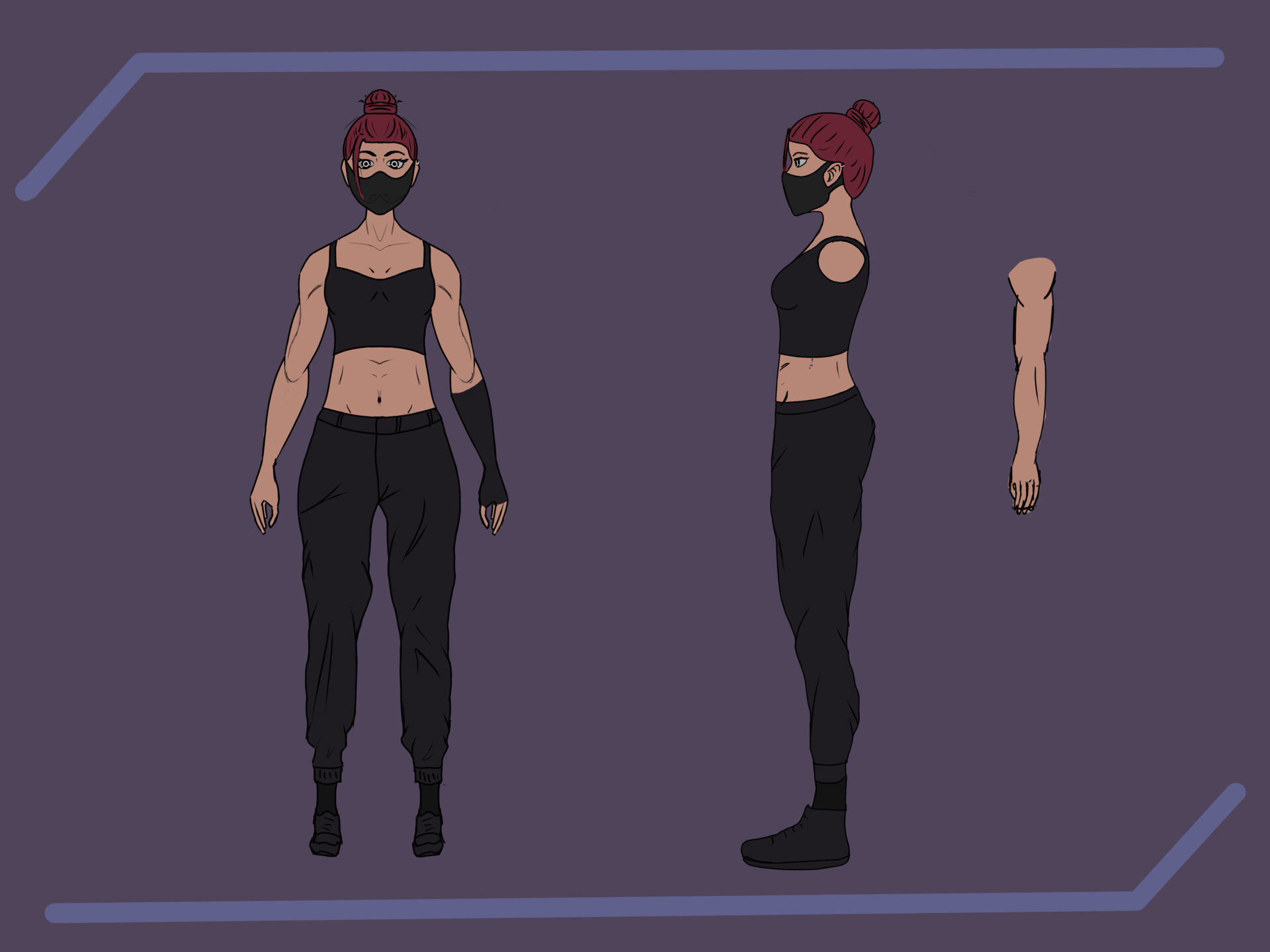 ArtStation - Simple Character Sheet
