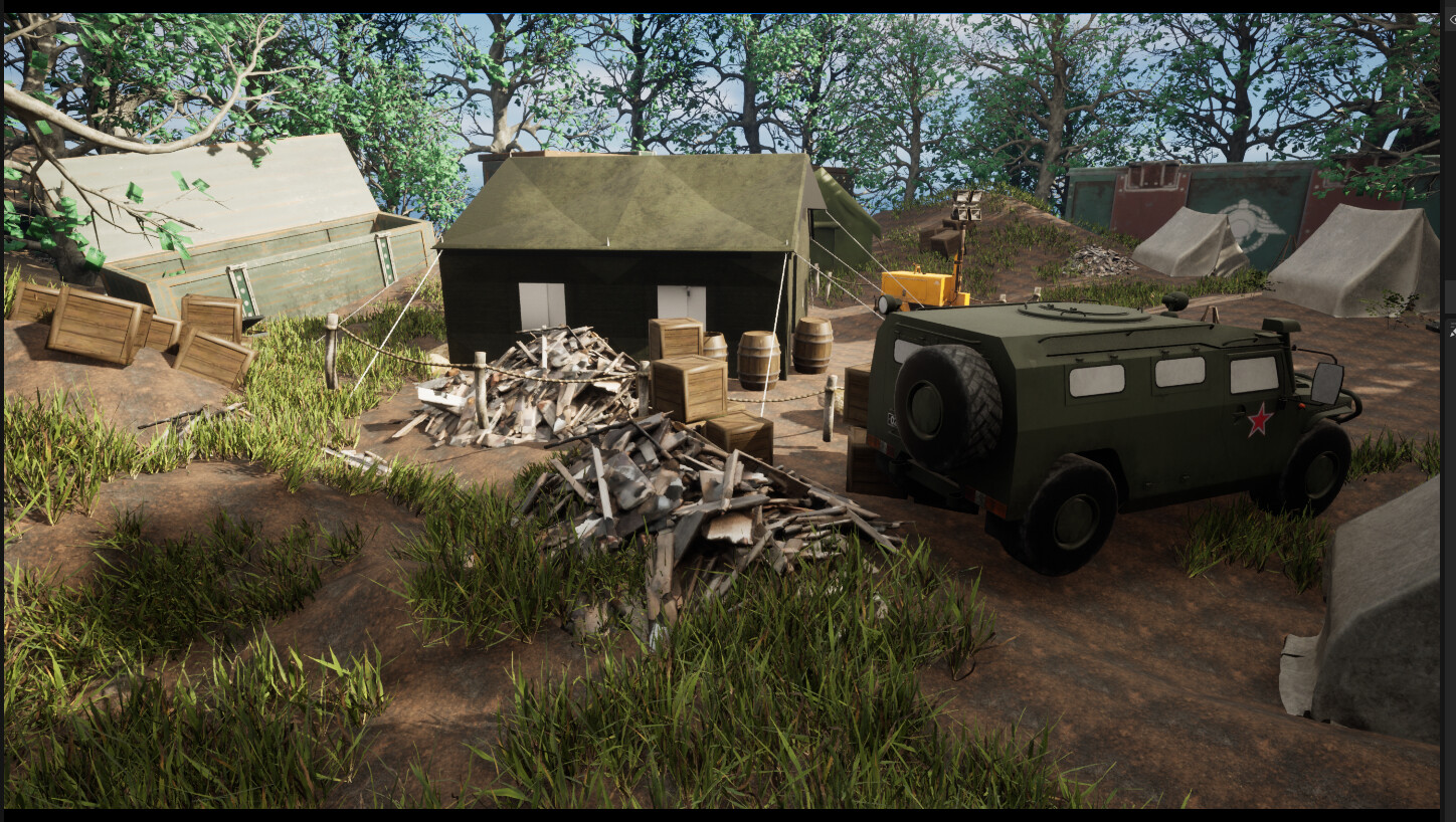 ArtStation - Army Camp Game Level Design
