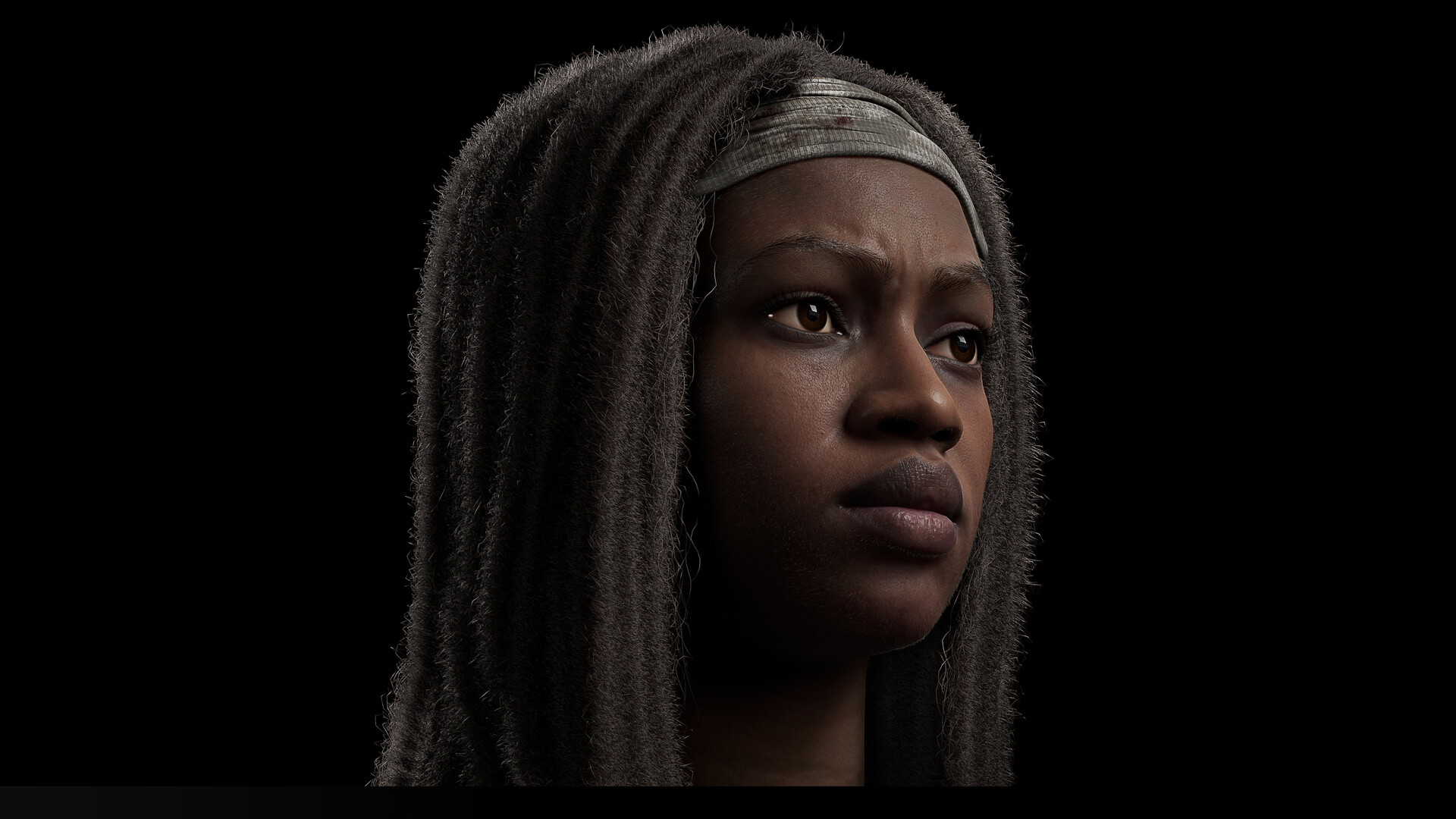 ArtStation - Michonne - (Live rendering)