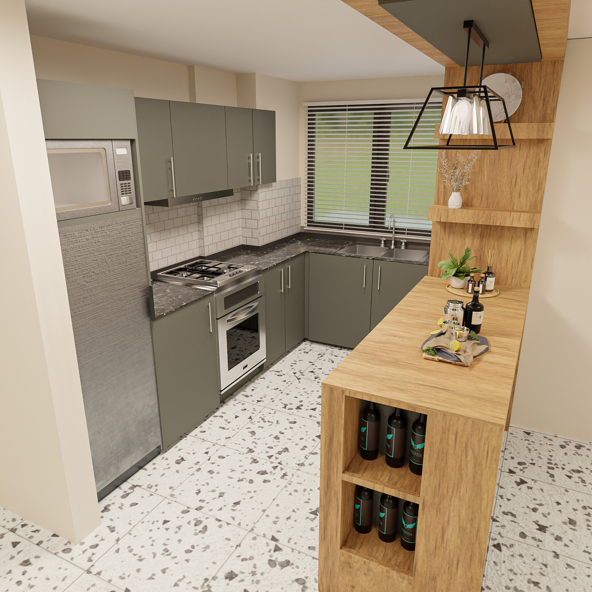 ArtStation - South Sudan Kitchen Design and Visualization
