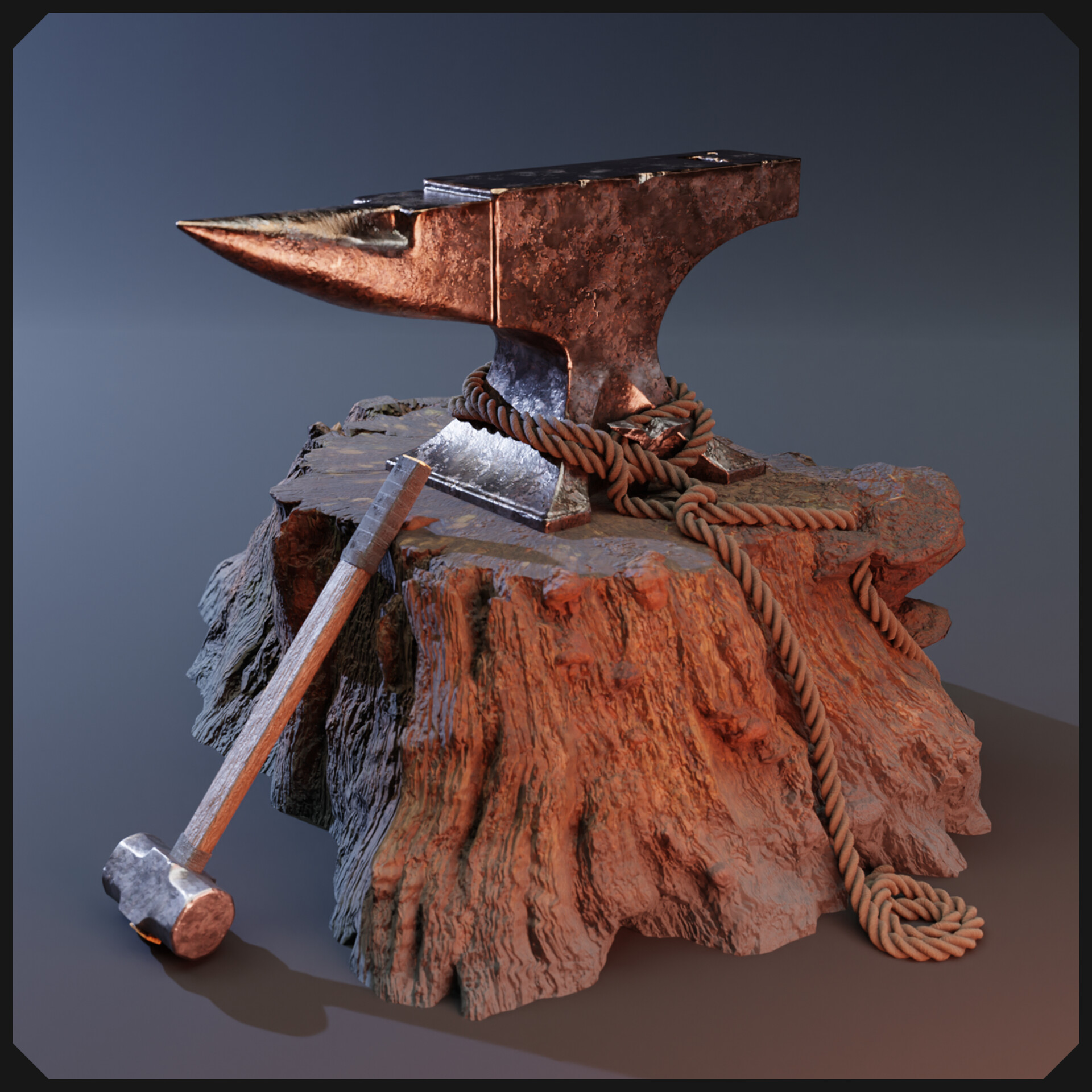 ArtStation - Blacksmith Anvil