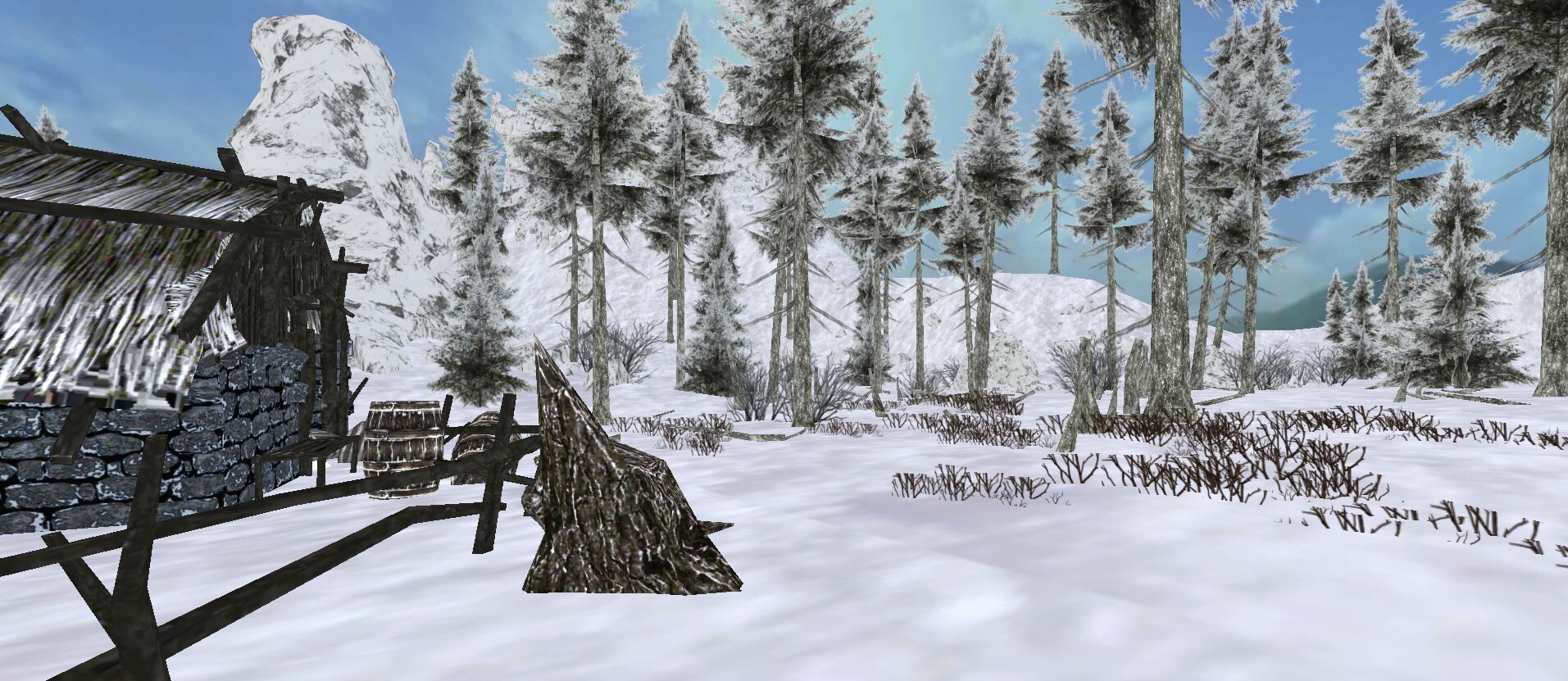 ArtStation - Snow Seasoned game Environment