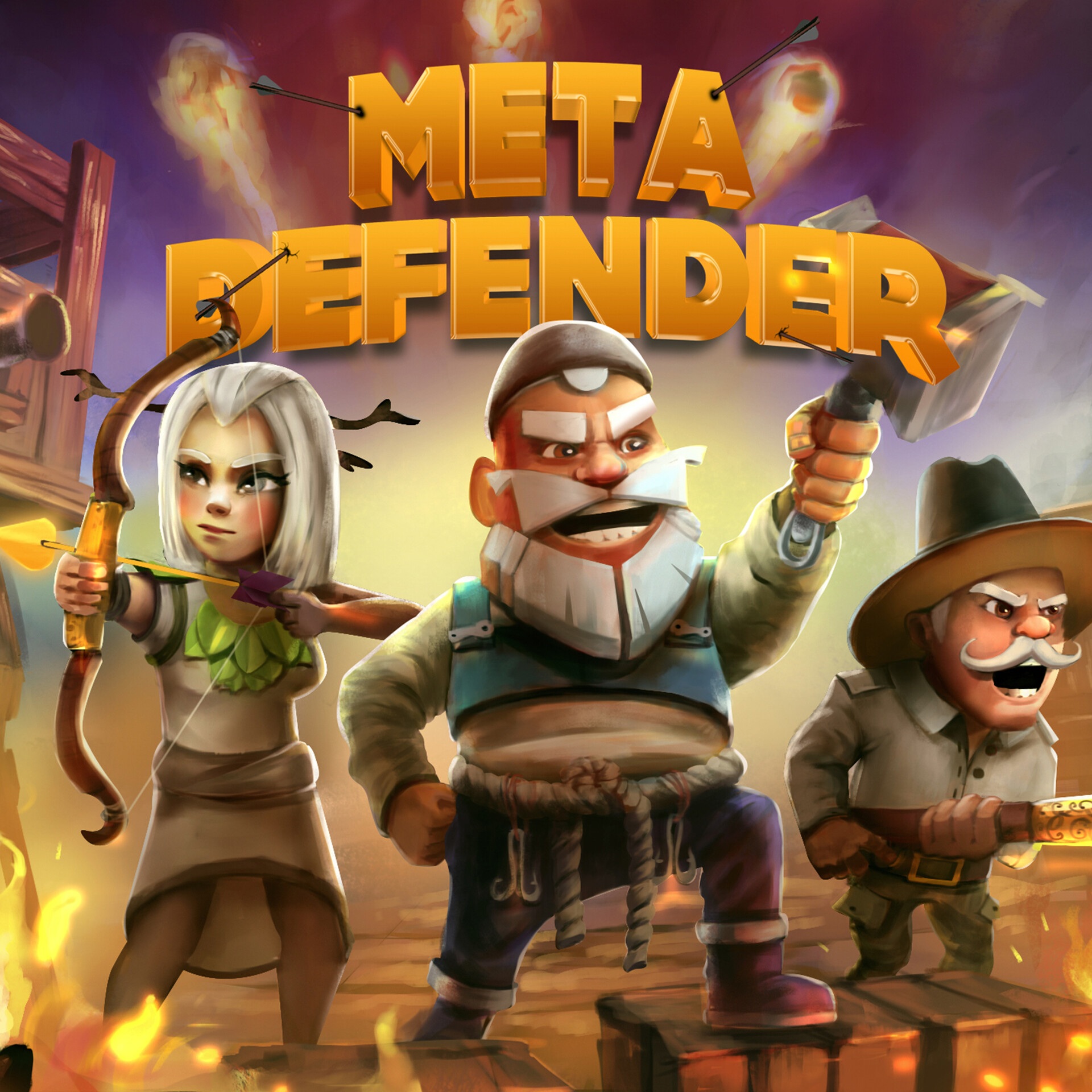 ArtStation - Meta Defenders - Splash Art