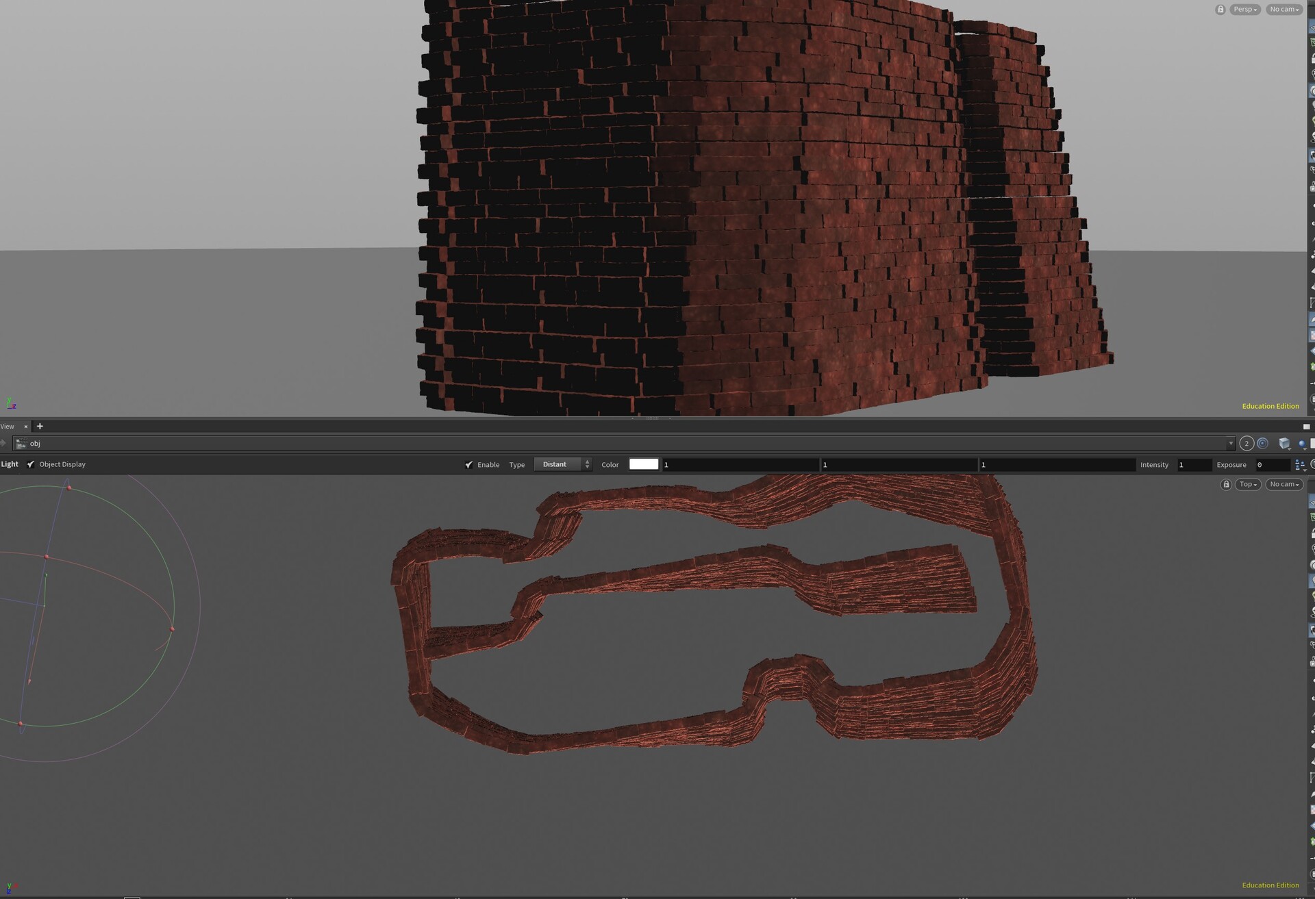 ArtStation - Houdini Brick Wall HDA | WIP