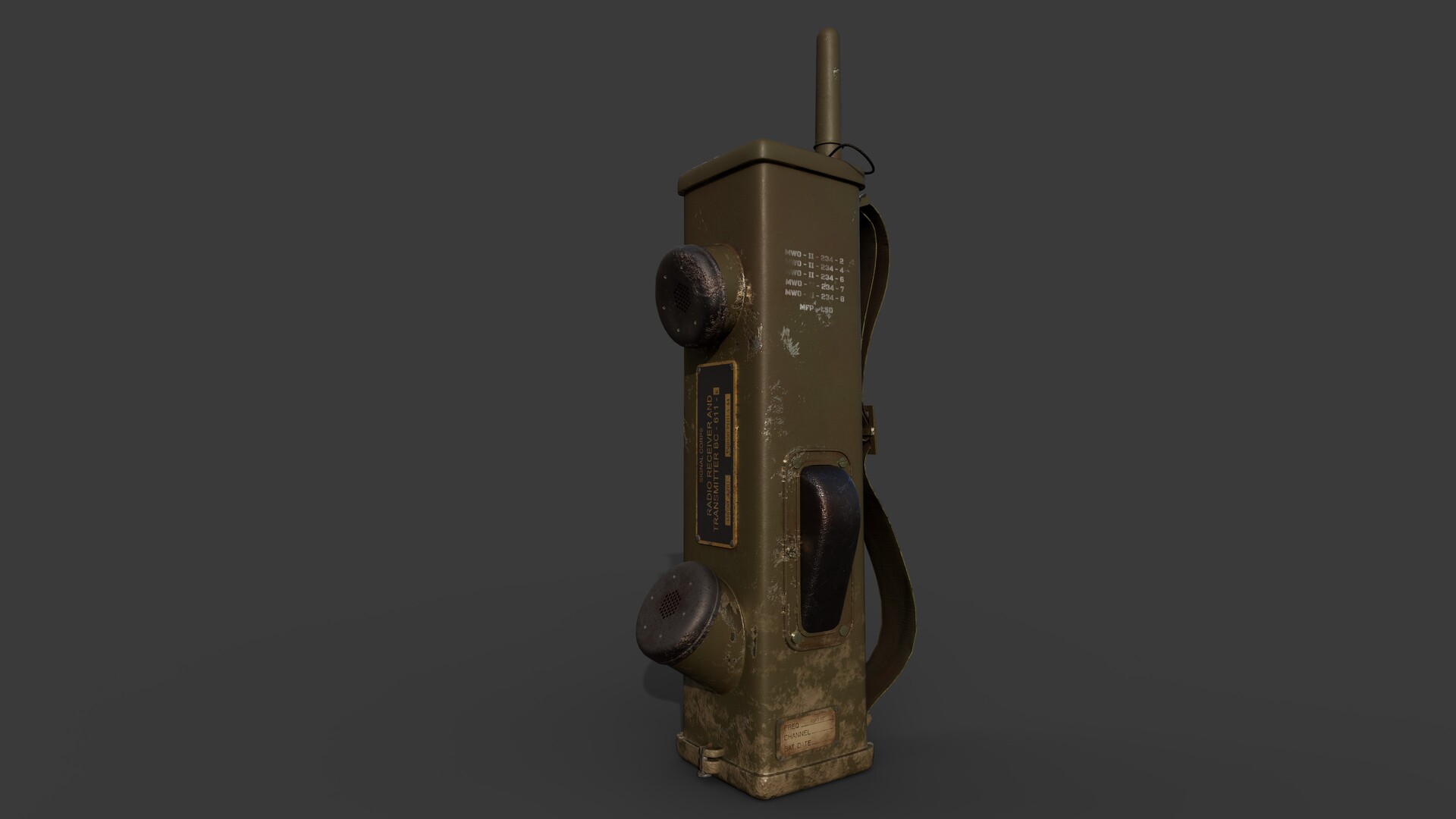 ArtStation - Walkie Talkie (SCR-536)