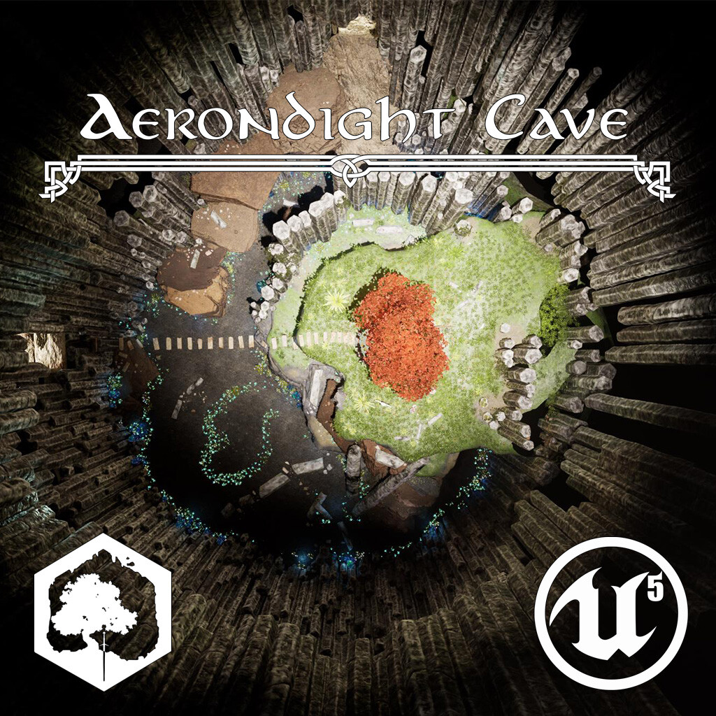 ArtStation - UE5 - Aerondight Cave - Level Design