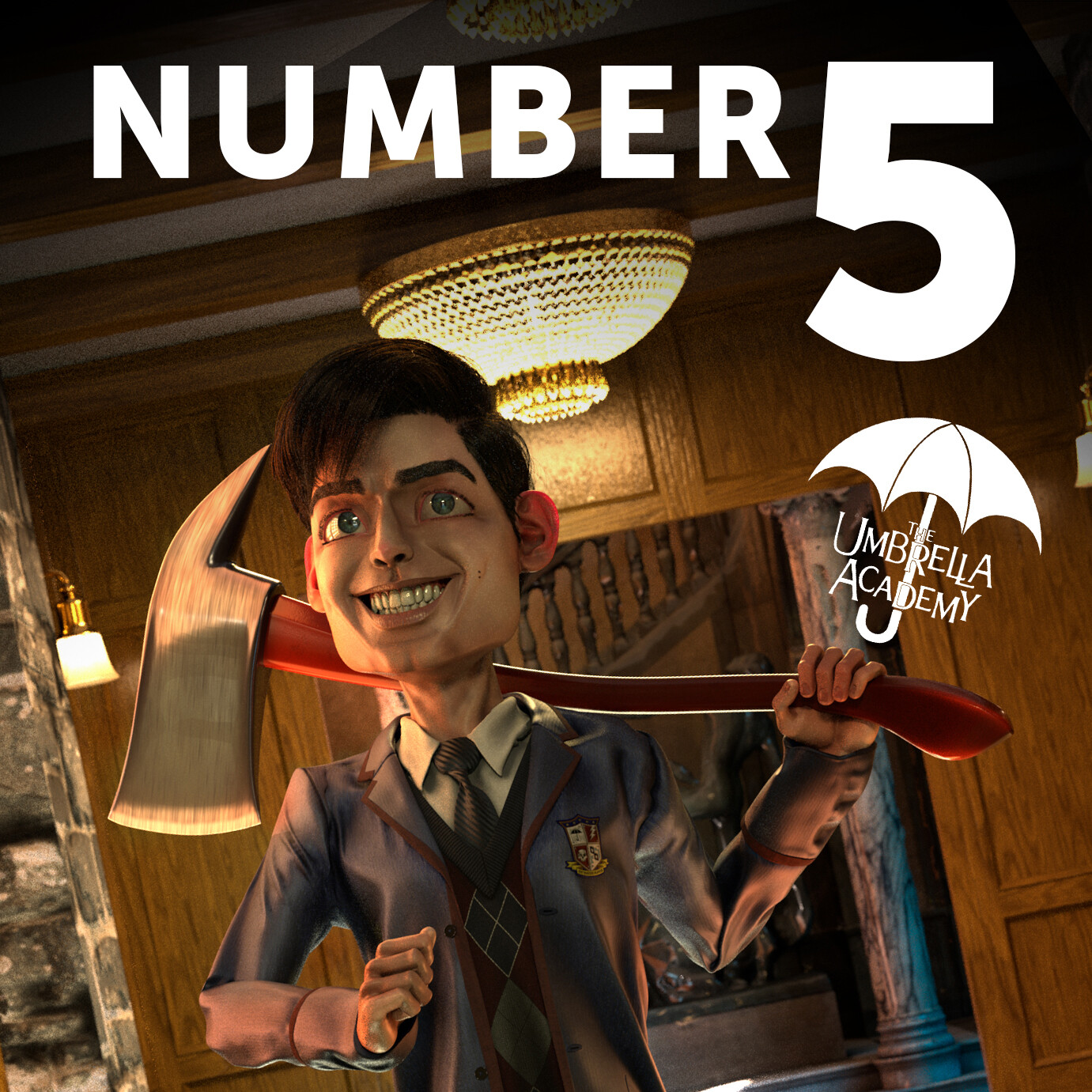 ArtStation - Number Five - The Umbrella Academy