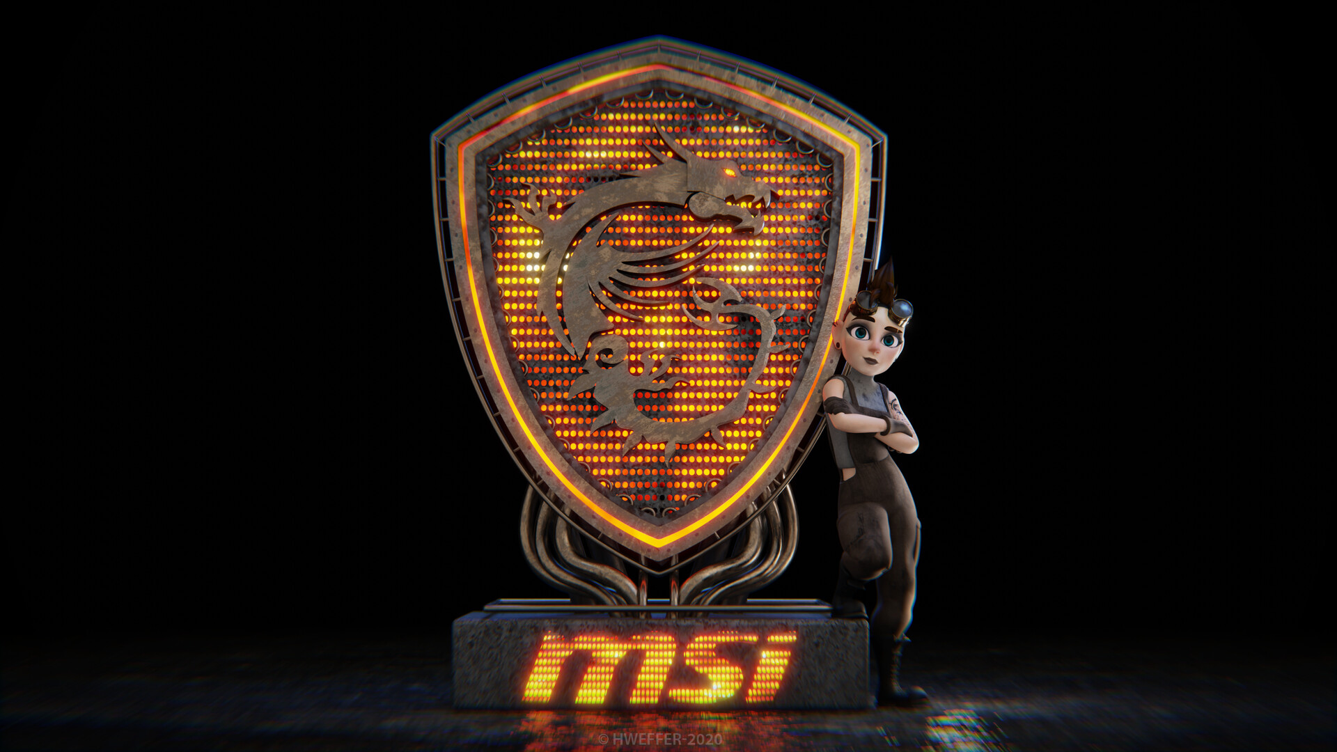 ArtStation - The MSI creator Spirit