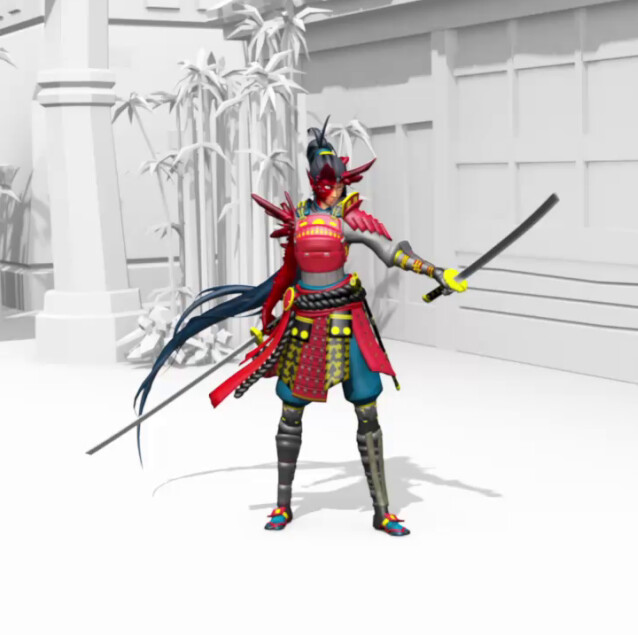 ArtStation - Samurai Combo Attack