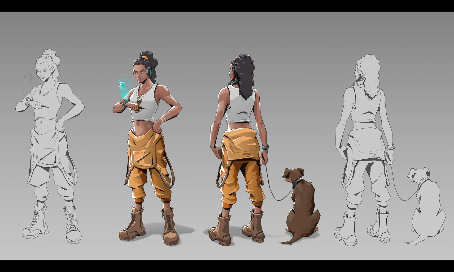 ArtStation - *WIP " AJ Mech Pilot Stylized Character Design