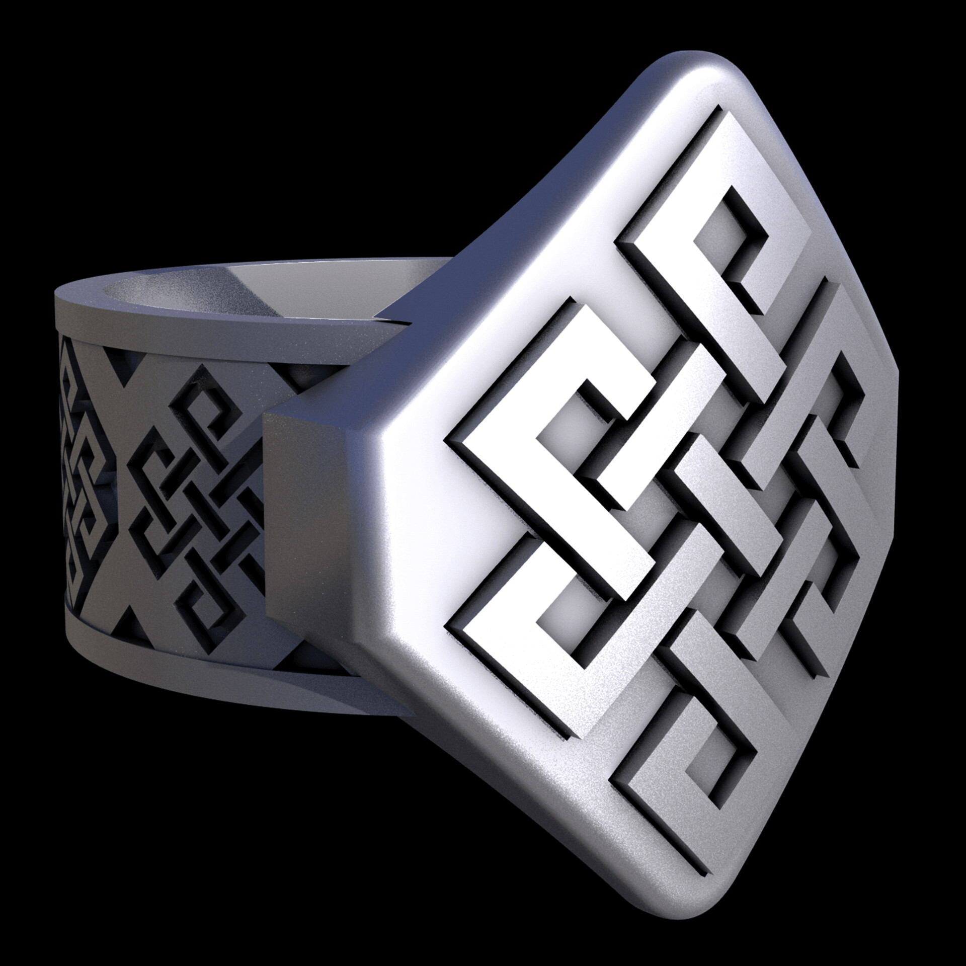 ArtStation - Endless Knot Ring