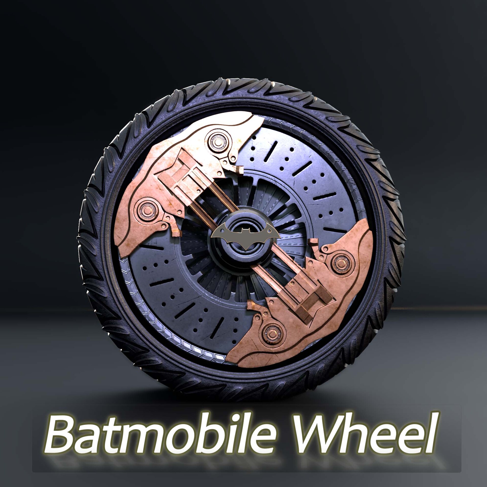 ArtStation - BatMobile Wheel