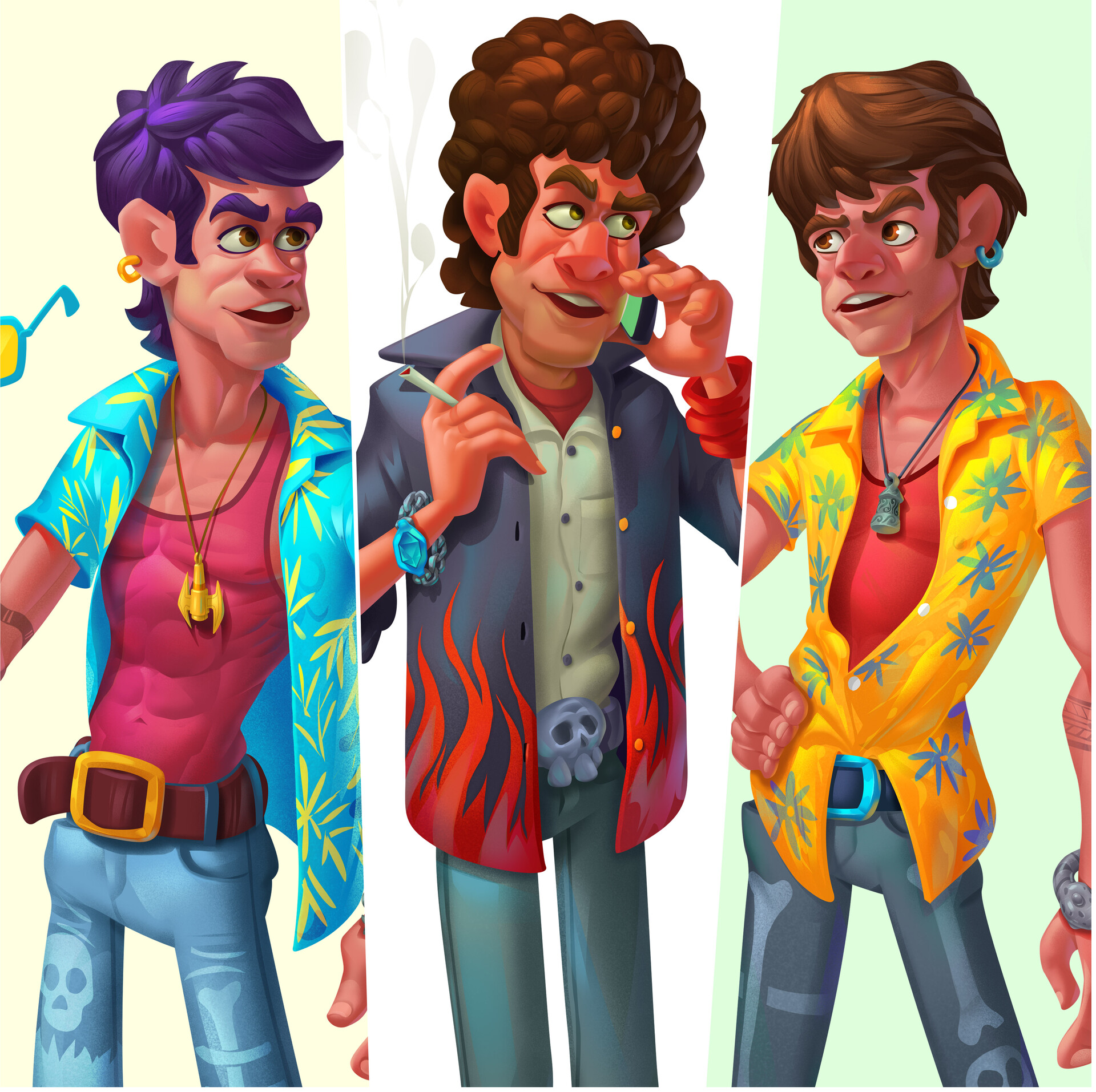 ArtStation - Tapori!! Character Design