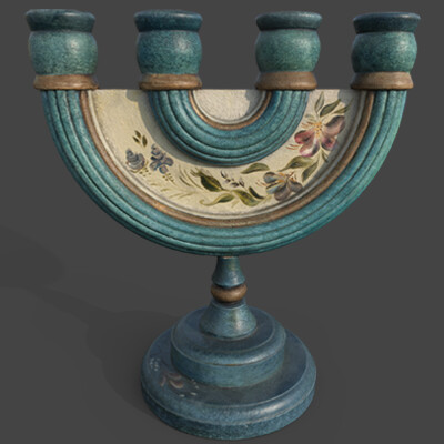 ArtStation - Candlestick Wood - Photogrammetry