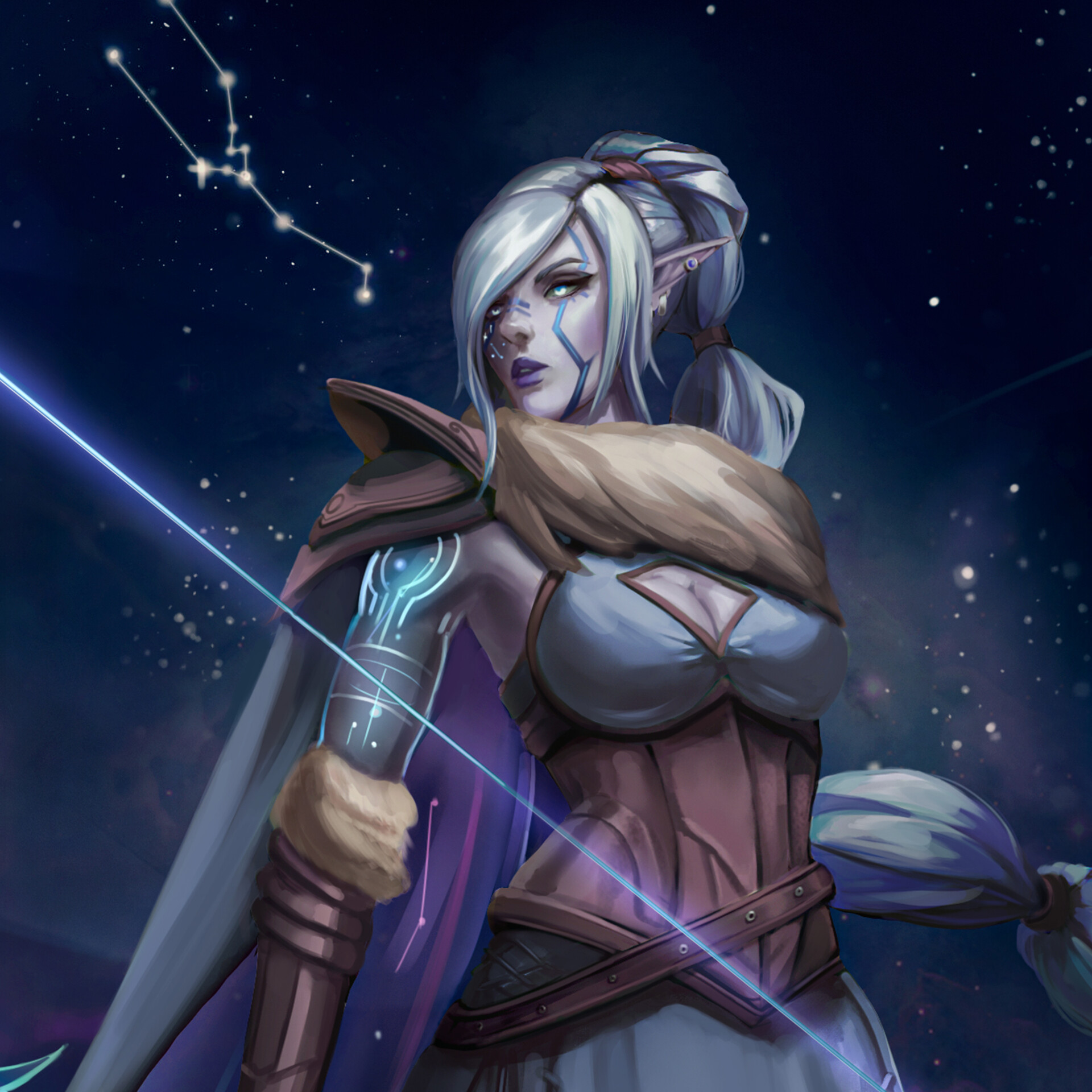 ArtStation - Illyria, the Celestial Hunter