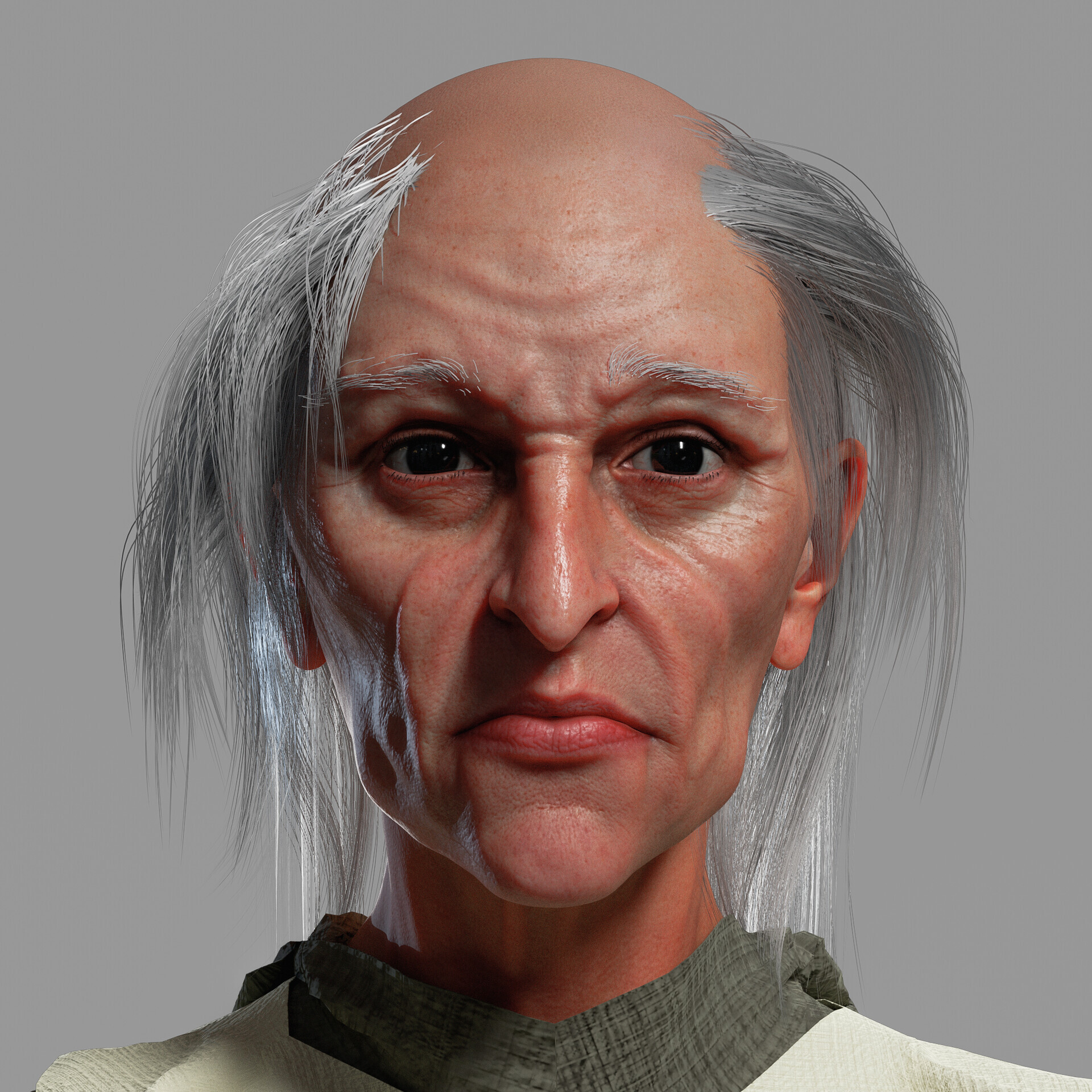 ArtStation - Armed elderly woman