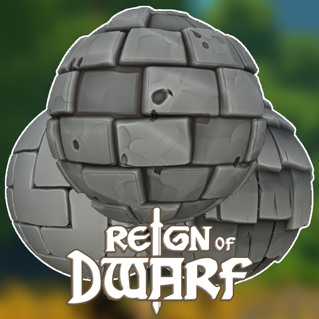 ArtStation - REIGN OF DWARF - Stone building textures