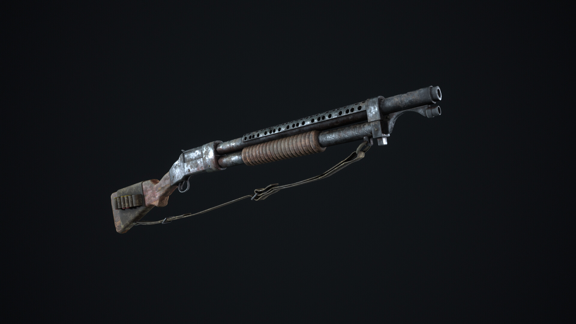 ArtStation - The Winchester M1897 AKA Trench Gun