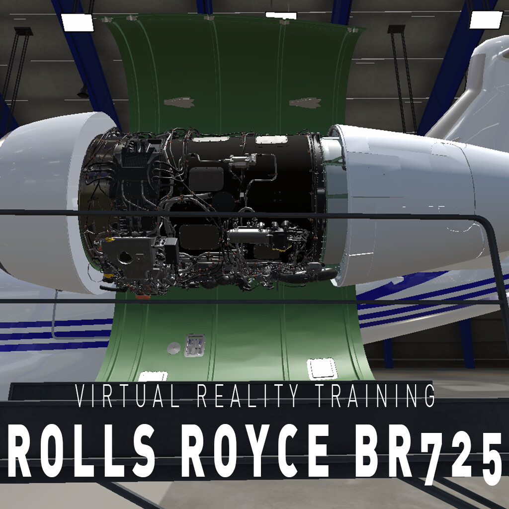ArtStation - Rolls Royce BR725 Training