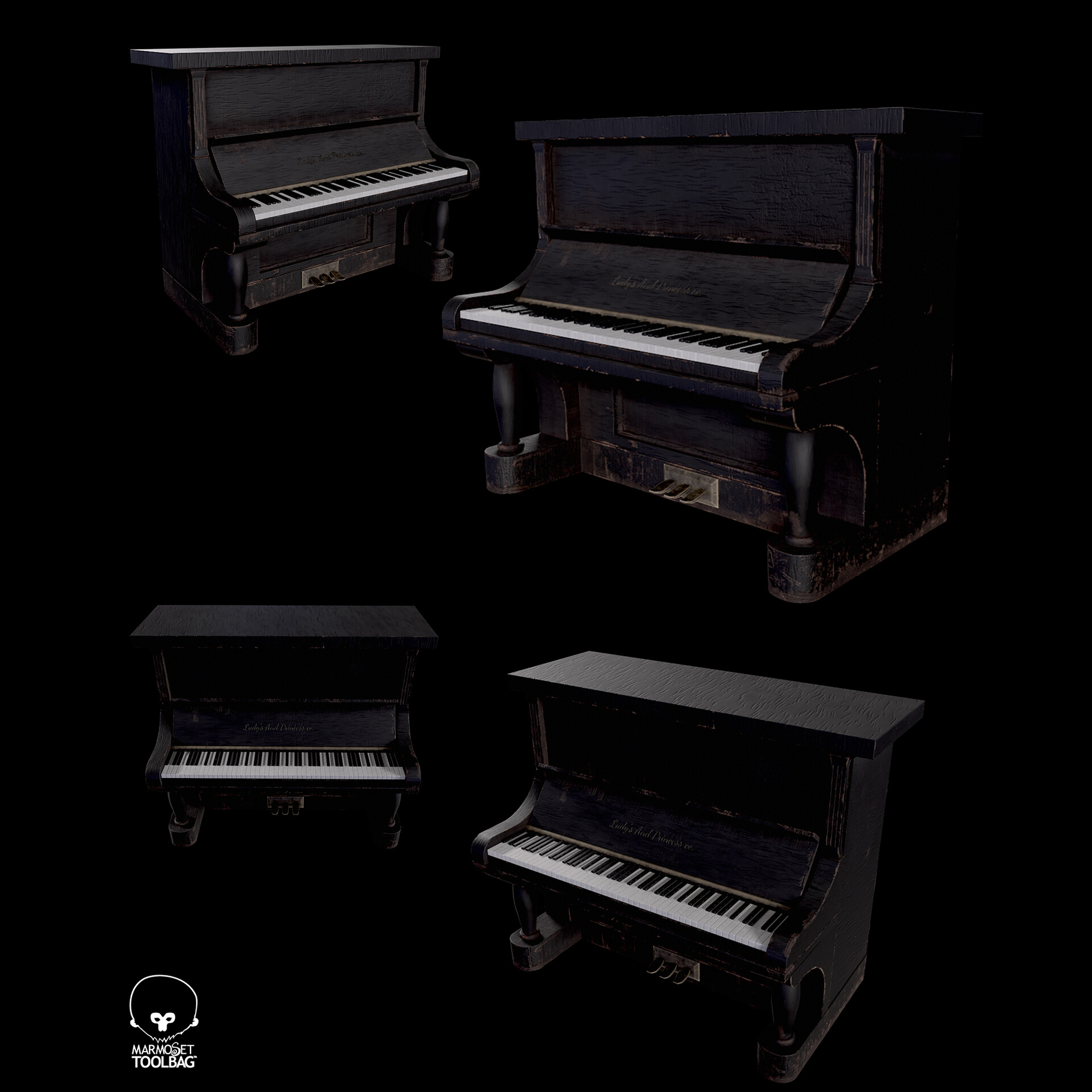 ArtStation - 3D Piano