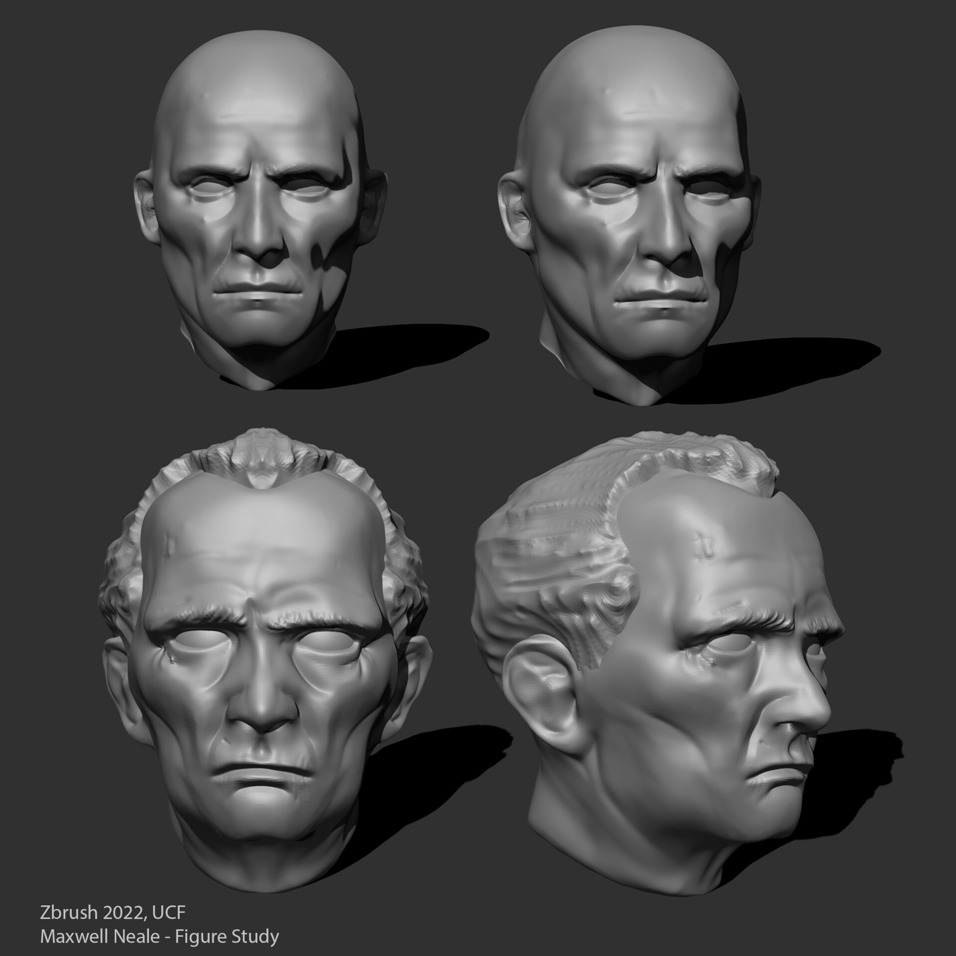 ArtStation - Figure Study, Zbrush 2022