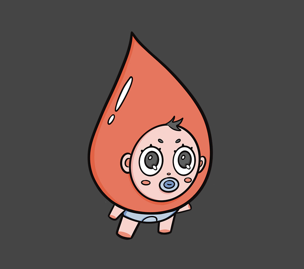 ArtStation - Baby Bloby - Mascot Design