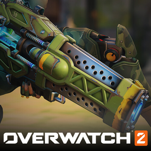 ArtStation - OW2 Sojourn Commando weapon texture