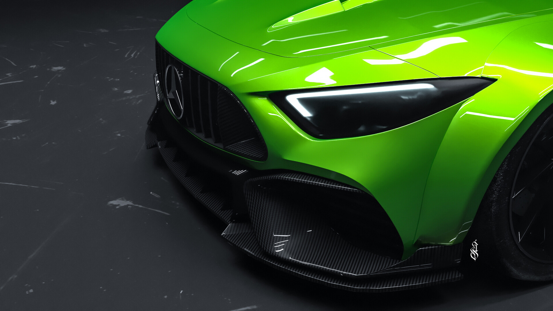 ArtStation - Wide Body Kit - Mercedes-Benz SL63 AMG