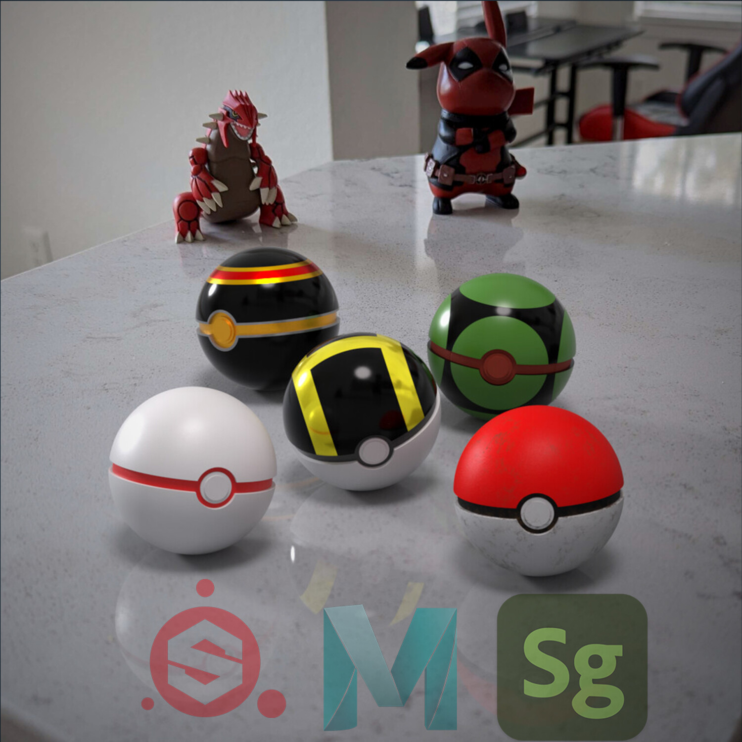 ArtStation - Pokeball Project