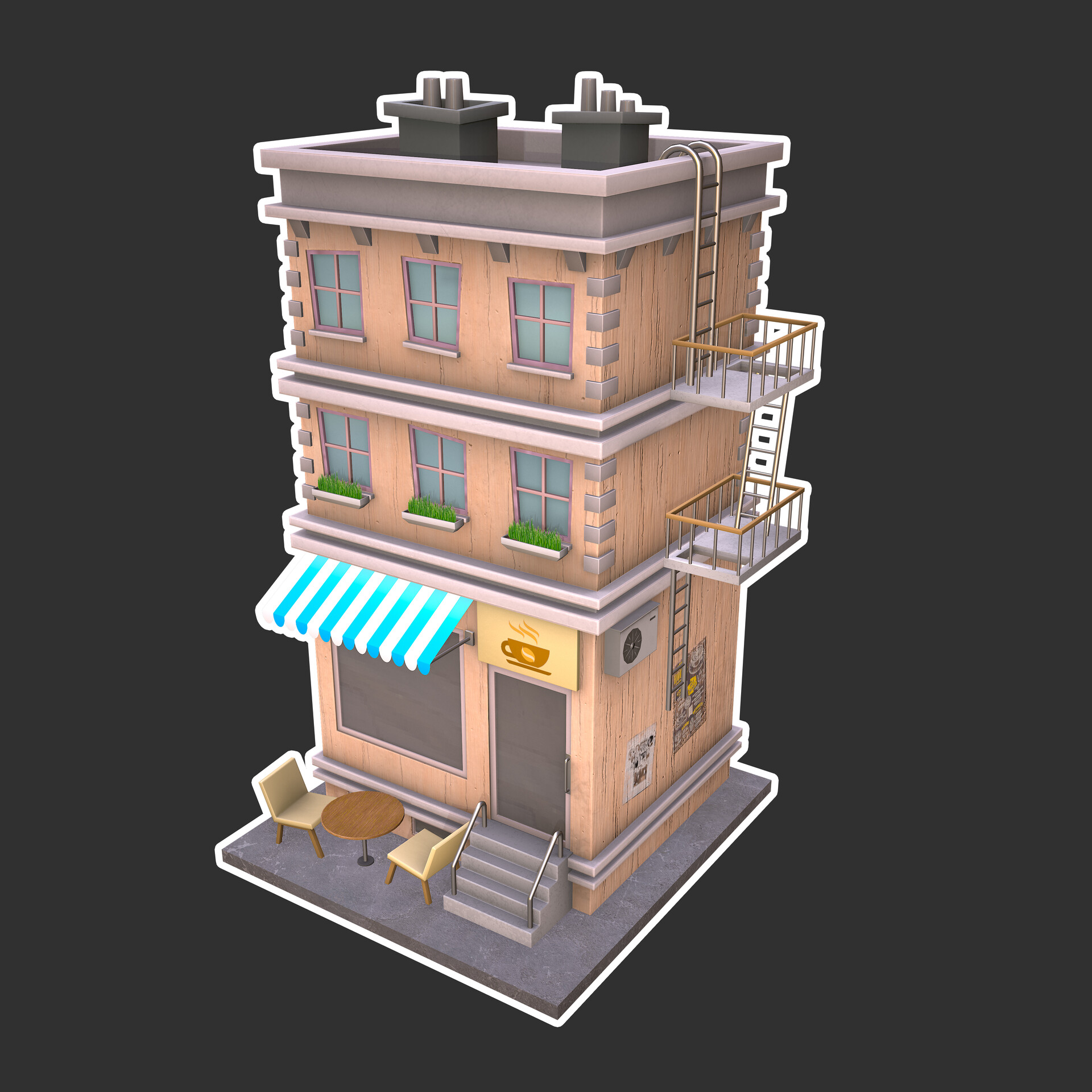 ArtStation - Game ready Building