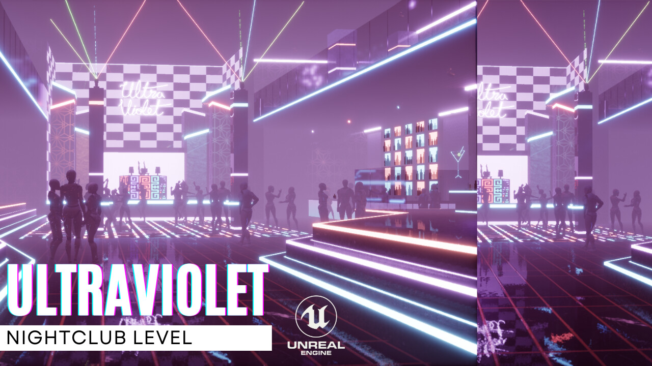 ArtStation - UltraViolet Nightclub Update & Comparison