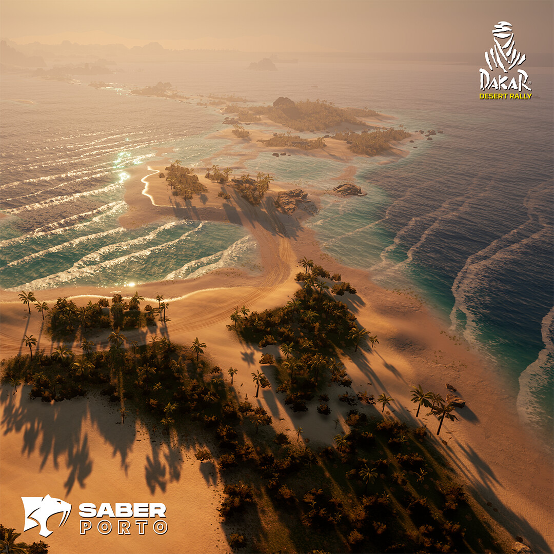 ArtStation - Dakar Desert Rally - Level Design